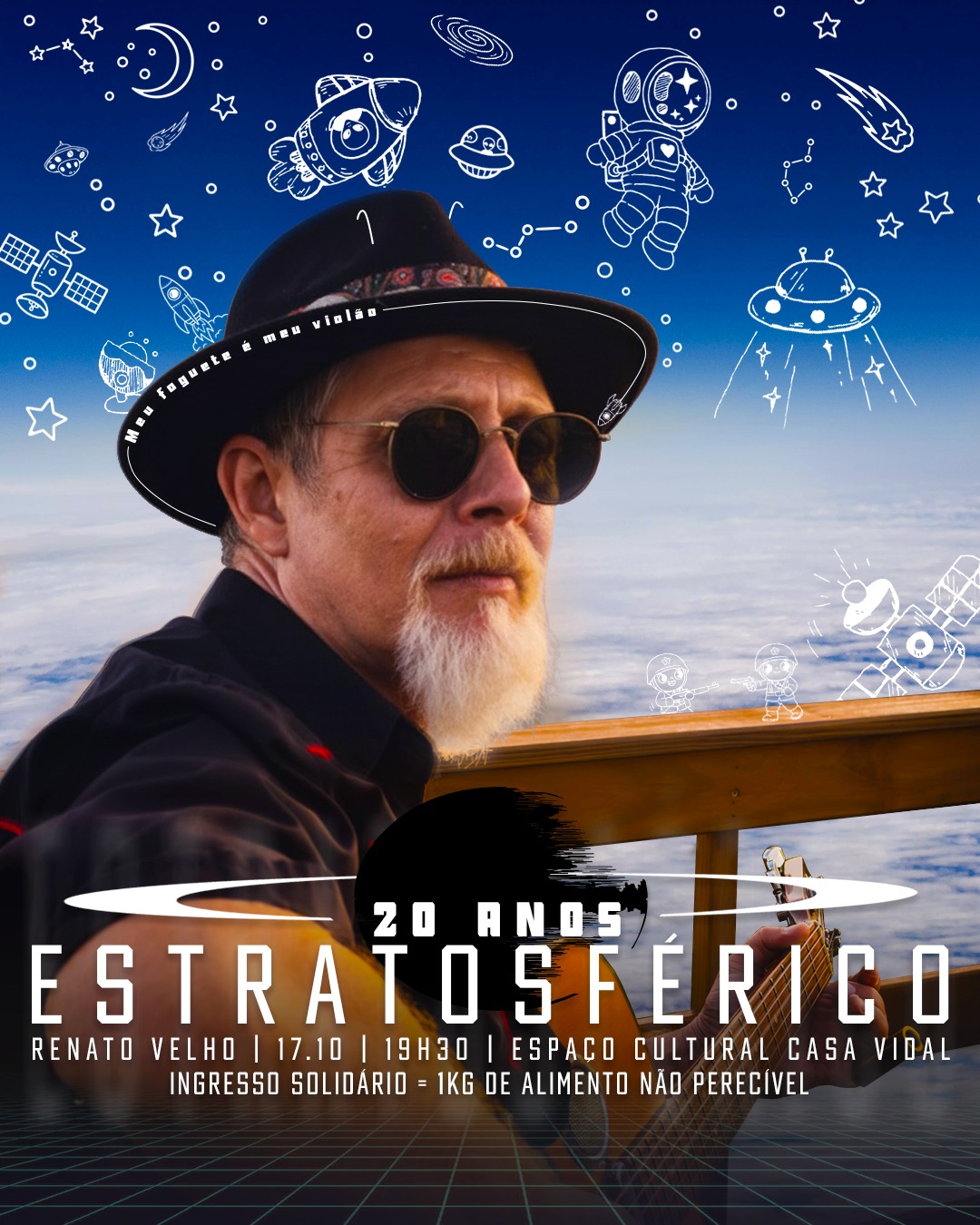 Renato Velho celebra 20 anos do lançamento do álbum Estratosférico em ...